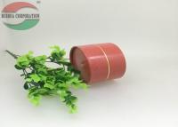 China 100% Recycled Red Cardboard Paper Tube Cylinder Gift Cosmetic Packaging Custom Diameter 16-225mm for sale