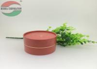 China 100% Recycled Red Cardboard Paper Tube Cylinder Gift Cosmetic Packaging Custom Diameter 16-225mm for sale