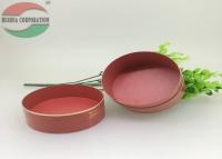 China 100% Recycled Red Cardboard Paper Tube Cylinder Gift Cosmetic Packaging Custom Diameter 16-225mm for sale