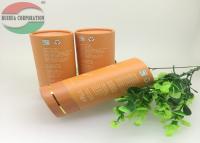 China Custom Kraft Cardboard PET Paper Tube Packaging with Hot Stamping 16.8mm to 225mm Diameter for sale