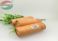 China Custom Kraft Cardboard PET Paper Tube Packaging with Hot Stamping 16.8mm to 225mm Diameter for sale