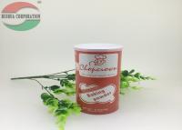 China Custom Printing Food Powder Paper Tube Packing with Aluminum Pull Tab Lid 49-153mm for sale