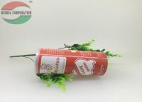China Custom Printing Food Powder Paper Tube Packing with Aluminum Pull Tab Lid 49-153mm for sale