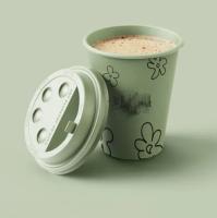 China Custom CMYK Printing Disposable Paper Cups 8oz 12oz for Water Drinking Food Packaging for sale