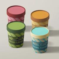 China Custom Food Grade 4oz 6oz Ice Cream Paper Cup with Lid for B2B Export for sale