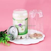 China Food Grade Clear Plastic Juice Jars Plastic Soda Can for sale