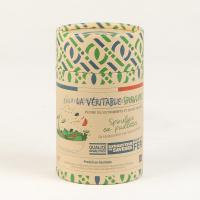 China Biodegradable Cylinder Food Grade Paper Tube Can Packaging with Metal Cover 100mm Diameter for sale