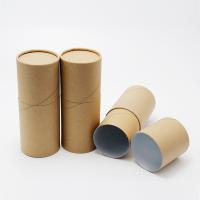 China OEM Custom Biodegradable Foil Inner Paper Tube Can with Metal Cover 100mm Diameter for sale