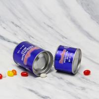 China Wholesale Custom Logo Paper Tube Can with Metal Cover Easy Open 100mm Diameter for sale