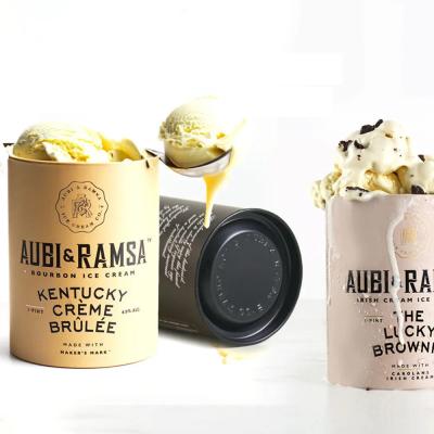 China Customized Paper Tube Packaging Eco-Friendly Durable For Ice Cream Packaging for sale