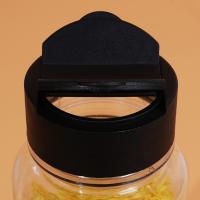 China 200ml Food Grade PET Plastic Shaker Lid Bottle Spice Jar for Salt Pepper Herbs BBQ Condiments for sale