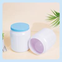 China Food Grade Plastic Jar 1000ml 2000ml 2300ml Easy Open Flip Top Protein Powder Container for sale