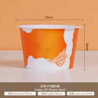 China Food Grade PET Ice Cream Cup IML In Mold Labeling PP Bowl Custom Size for sale