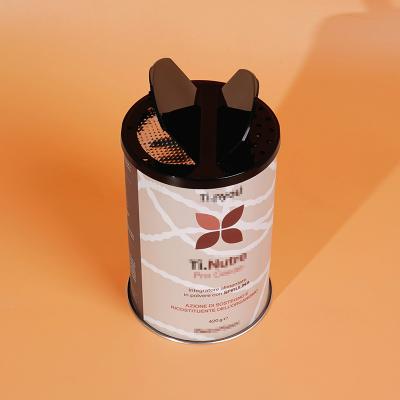 China 99mm Food Grade Paper Can with Flip Top Salt Shaker Cap for Spice Storage and Pet Food Sifter Lid for sale