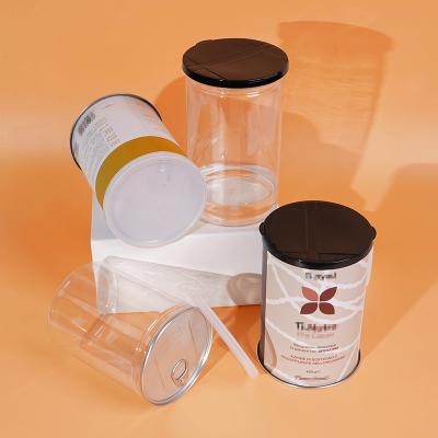 China Food Grade Custom Cardboard Packaging Cans 73mm Diameter with Plastic Shaker Lid for sale