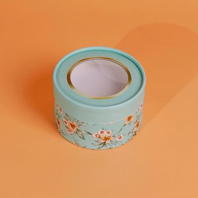 China Custom Eco-Friendly Paper Tube Packaging with Window for Food Spice 16mm to 150mm Diameter for sale