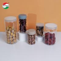 China High Transparent Airting Plastic Can with Screw Top for Nuts Peanuts for sale