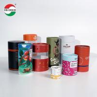 China Eco Friendly Cylinder Tea Packaging Paper Tube 62mm to 99mm Diameter Custom Height for sale