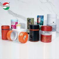 China Eco Friendly Cylinder Tea Packaging Paper Tube 62mm to 99mm Diameter Custom Height for sale