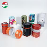 China Eco Friendly Cylinder Tea Packaging Paper Tube 62mm to 99mm Diameter Custom Height for sale