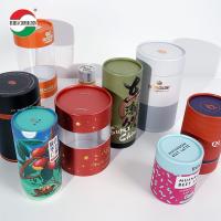 China Eco Friendly Cylinder Tea Packaging Paper Tube 62mm to 99mm Diameter Custom Height for sale