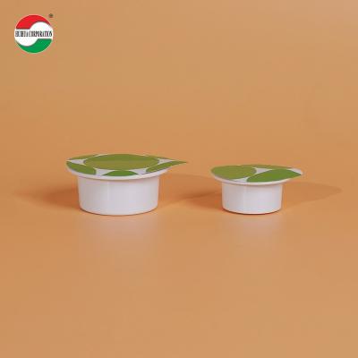 China Small Capacity PP Plastic Cup for Mask 55mm 60mm Diameter Food Grade OEM Custom Label for sale
