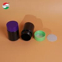 China Clear PET Can Bottle 360ml Food Grade Plastic Container with Screw Lid for Tea Coffee Dry Food Packaging for sale