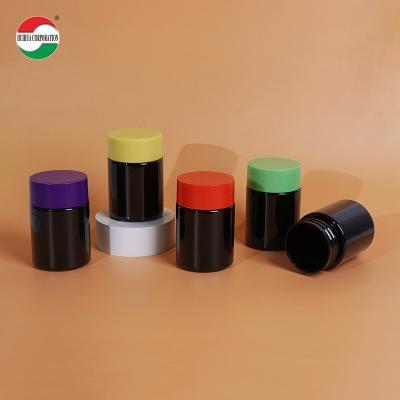 China Clear PET Can Bottle 360ml Food Grade Plastic Container with Screw Lid for Tea Coffee Dry Food Packaging for sale