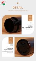 China Custom PET Plastic Candy Can 500ml Food Grade Opaque Container for Sweets for sale