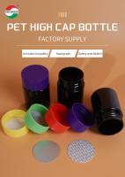 China Custom PET Plastic Candy Can 500ml Food Grade Opaque Container for Sweets for sale