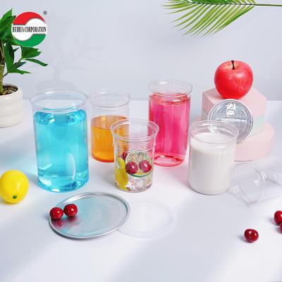 China Food Grade White PET Cylinder Jar Screw Cap 100ml Plastic Bottle for Candy Oatmeal Snacks Dried Fruit Empty for sale