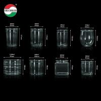 China Cylinder Clear PET Jars for sale
