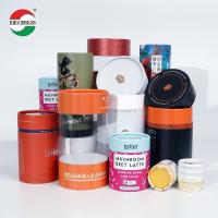 China Custom Food Grade Paper Tube Packaging 5000pcs MOQ Eco Friendly Cylinder for Tea Lipstick for sale