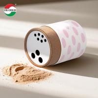 China Eco Friendly Kraft Paper Tube with Top Hole for Seasoning Spice Salt 55mm Diameter for sale