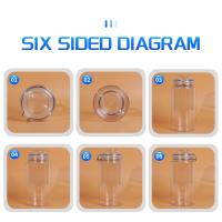 China Airtight Plastic PET Can with Iron Ring for Dried Meat Floss Food Grade 5000pcs MOQ for sale