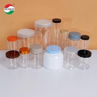 China Food Grade PET Plastic Jar 500ml Screw Cap for Milk Powder Dried Fruit Candy Snack Storage for sale