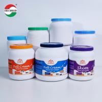 China White PET Milk Powder Jar 1000ml to 4000ml Whey Protein Container with Screw Top for sale