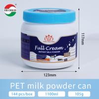 China Food Grade Clear PP Plastic Cylinder Jar 1100ml 100g for Nuts Storage Container Cookie Candy for sale