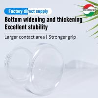 China Food Grade Clear PP Plastic Cylinder Jar 1100ml 100g for Nuts Storage Container Cookie Candy for sale