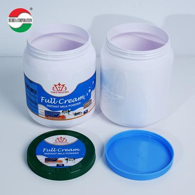 China Customizable Food Grade PET Plastic Jar 1000ml 2000ml with Screw Top for Powdered Milk Snacks for sale