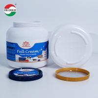 China Custom 2000ml 4000ml Wide Mouth Round Bottle Protein Powder Milk Powder Packaging Jar for sale