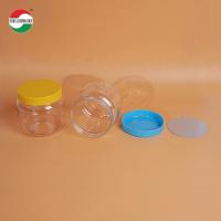 China 1100ml Food Grade PET Plastic Can for Milk Powder OEM Custom Color Transparent for sale