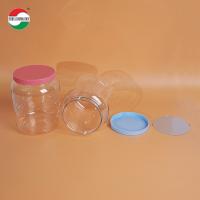 China 1100ml Food Grade PET Plastic Can for Milk Powder OEM Custom Color Transparent for sale