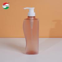 China 500ml PET Plastic Bottle with Pump Press Lid for Shampoo and Shower Gel 28mm for sale
