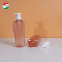 China 500ml PET Plastic Bottle with Pump Press Lid for Shampoo and Shower Gel 28mm for sale