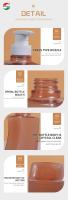 China Clear PET Plastic Jar 500ml Shampoo Shower Gel Bottle with Pump Lid Customizable for sale