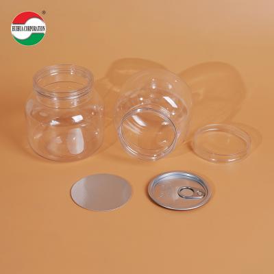 China Custom Clear PET Plastic Jar 500ml-4000ml for Food Packaging for sale