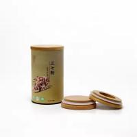 China Kraft Paper Airtight Tea Container Cork Lid Cylinder Tube 100mm x 200mm for Food Candies Crafts for sale