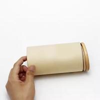 China Kraft Paper Airtight Tea Container Cork Lid Cylinder Tube 100mm x 200mm for Food Candies Crafts for sale