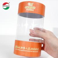 China Eco-Friendly Paper Composite Cans with PVC Window for Food Toy Gift Packaging 5000 MOQ for sale